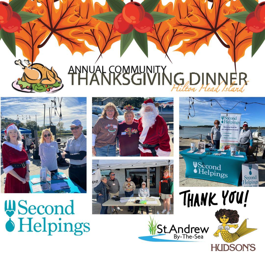 What a Great Day! Second Helpings Thanks Hudson's, St. Andrew's by the Sea, and Event Sponsors ...